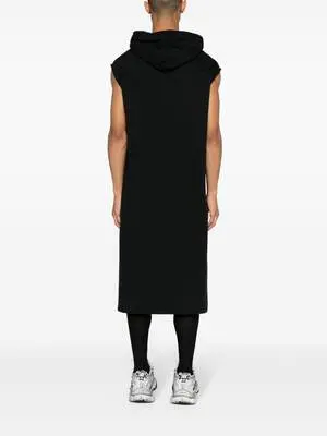 COURREGES Sleeveless Hooded Maxi Dress