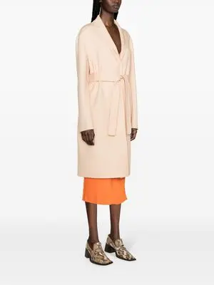 Fabiana Filippi Belted Virgin Wool Pea Coat