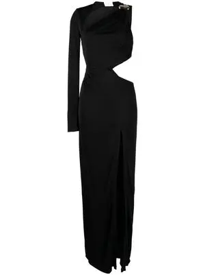 Galvan One-shoulder Maxi Dress With Cut-out Detail