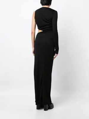 Galvan One-shoulder Maxi Dress With Cut-out Detail