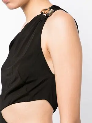Galvan One-shoulder Maxi Dress With Cut-out Detail