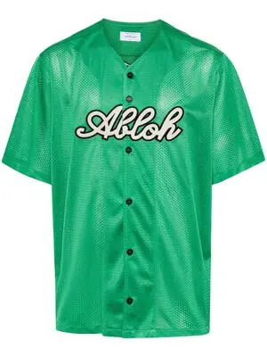 Off-White Baseball Mesh Jersey Shirt - Green