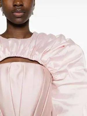 GABY CHARBACHY Detachable Layer Tulip Gown