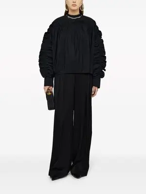 JIL SANDER Belted Ankle-tie Trousers