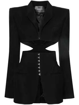 Mugler Straight Hem Outerwear For Women