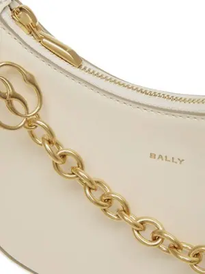 Bally Leather Crossbody Bag With Emblem Charm