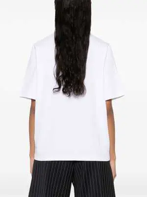 Maison Kitsuné Logo-embroidered T-shirt
