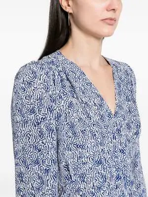 MARANT ETOILE Eddy Abstract-print Blouse