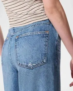 Rag & Bone Miramar Sofie Cotton-terry Ankle Jeans - Medium Blue