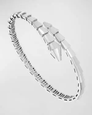 BVLGARI Serpenti Viper White Gold Bracelet, Size S - White Gold