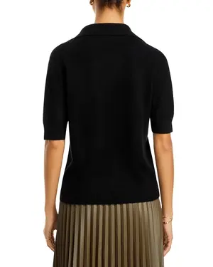 Bloomingdale'S Short Sleeve Polo Sweater