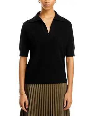Bloomingdale'S Short Sleeve Polo Sweater