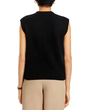 Bloomingdale'S Buttoned Vest - Black