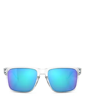 Oakley Holbrook Xl Square Sunglasses - Clear/blue Polarized Gradient