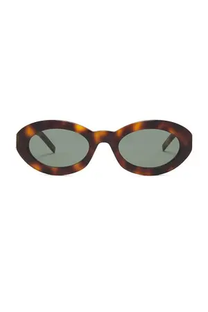 Saint Laurent-Oval Sunglasses