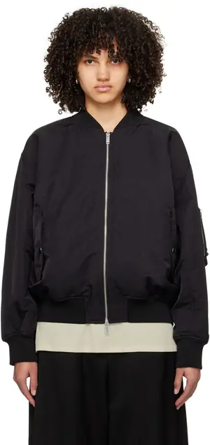 Studio Nicholson Studio Nicholson Kora Bomber Jacket - Black