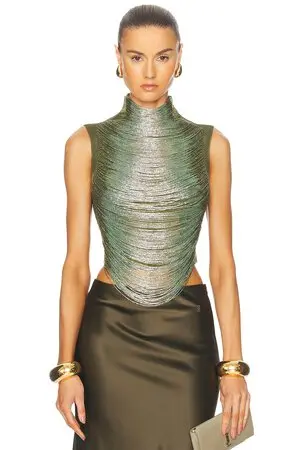 Cult Gaia Taraji Sleeveless Top - Cedar Multi