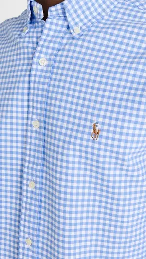 Polo Ralph Lauren Classic Fit Oxford Shirt - Light Blue/white