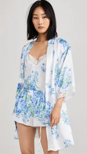 Flora Nikrooz Sabrina 3 Piece Pajama Set - Ivory