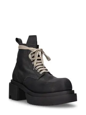 Rick Owens Low Army Bogun Leather Boots