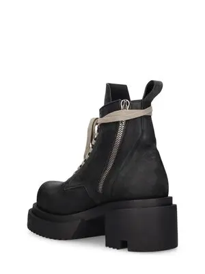 Rick Owens Low Army Bogun Leather Boots