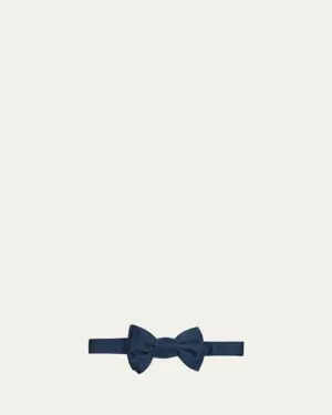 Charvet Silk Bow Tie - Navy