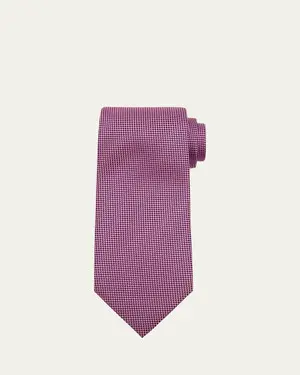 Brioni Silk Satin Bow Tie - Black