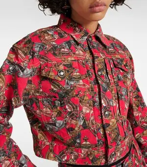 VIVIENNE WESTWOOD Printed Cropped Jacket