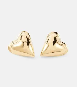 Alaïa Heart Earrings - Gold