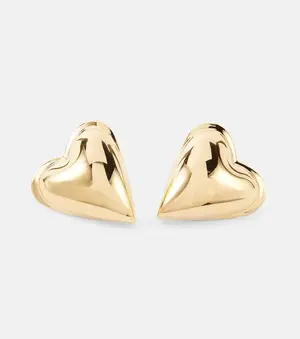 Alaïa Heart Earrings - Gold