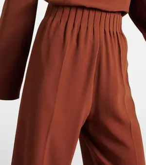 FFORME Maud High-rise Wide-leg Pants - Brown