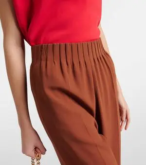FFORME Maud High-rise Wide-leg Pants - Brown