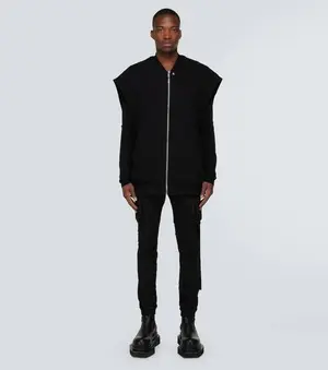 Rick Owens Oversized Cotton Jersey Vest