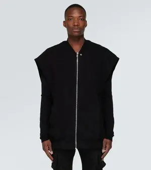 Rick Owens Oversized Cotton Jersey Vest