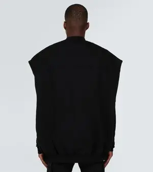 Rick Owens Oversized Cotton Jersey Vest