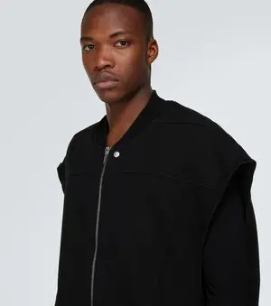 Rick Owens Oversized Cotton Jersey Vest