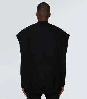 Rick Owens Oversized Cotton Jersey Vest