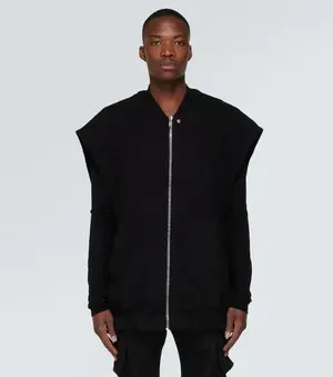 Rick Owens Oversized Cotton Jersey Vest