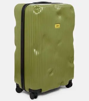 CRASH BAGGAGE Stripe Large Check-in Suitcase - Green