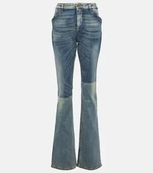 Balmain Mid-rise Bootcut Jeans