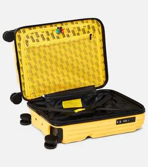 CRASH BAGGAGE Stripe Cabin Small Suitcase - Yellow