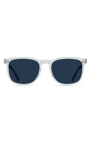 Raen Wiley Square Sunglasses - Crystal Clear/polar Blue