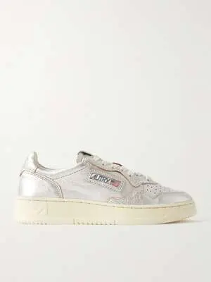 AUTRY Medalist Low Metallic Sneakers - Silver