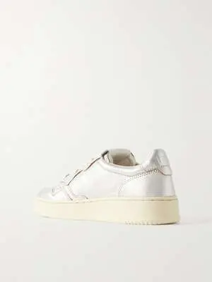 AUTRY Medalist Low Metallic Sneakers - Silver