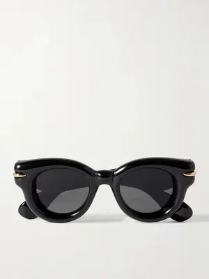Loewe Inflated Cat-eye Acetate Sunglasses - Black