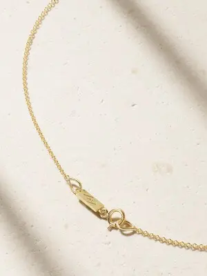 JENNIFER MEYER Palm Tree 18-karat Diamond, And Emerald Necklace