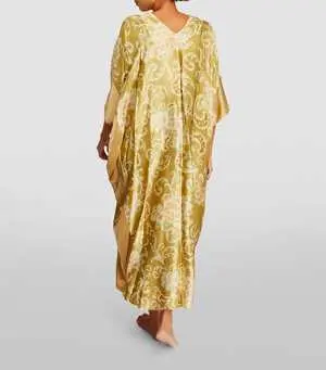 Natori Silk Caftan Dress