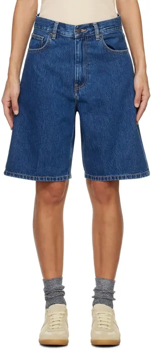 Carhartt Work In Progress Carhartt Work In Progress Brandon Denim Shorts - Blue Stone Washed