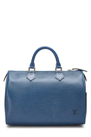 LOUIS VUITTON Toledo Epi Speedy 30 - Blue