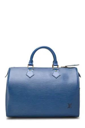 LOUIS VUITTON Speedy 30 Toledo Epi - Blue